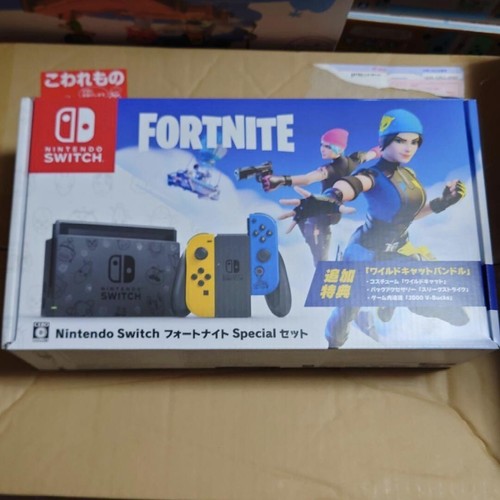 Nintendo Switch Fortnite Special Set Wildcat Bundle Code Included Japan ...