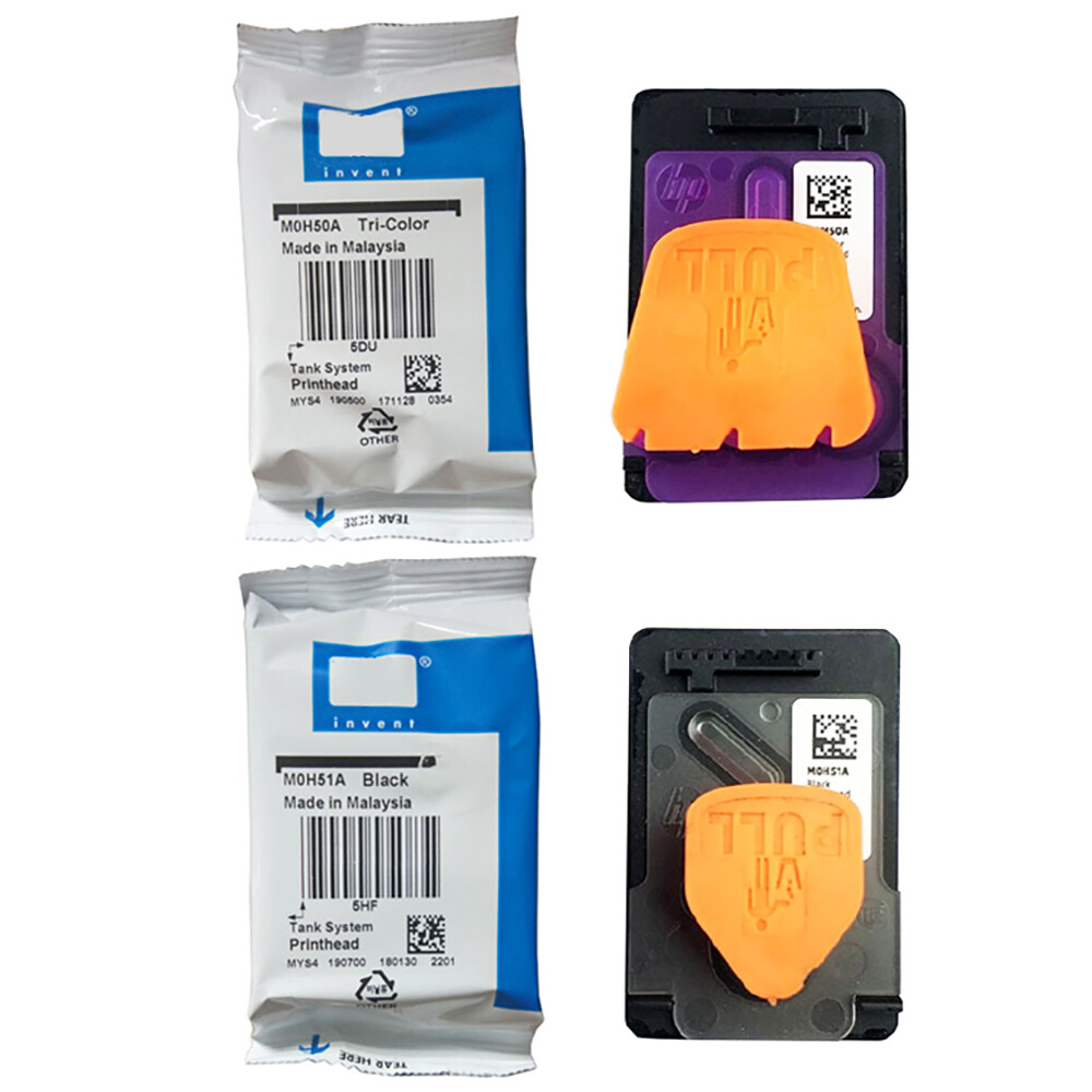 New M0H51AA + M0H50AA Printhead Cartridge for DeskJet GT5810 GT5820 ...