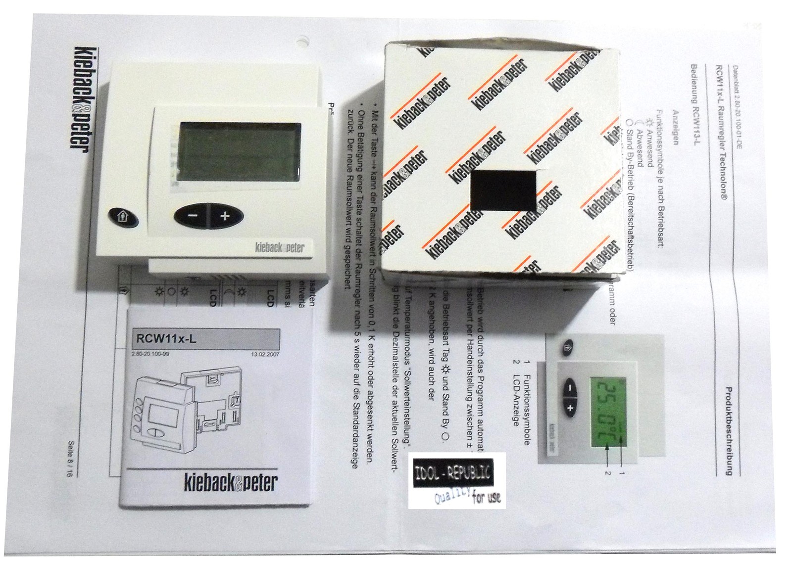 Kieback & Peter - RCW113-L - Raumregler Technolon - RCW 113 L - | eBay