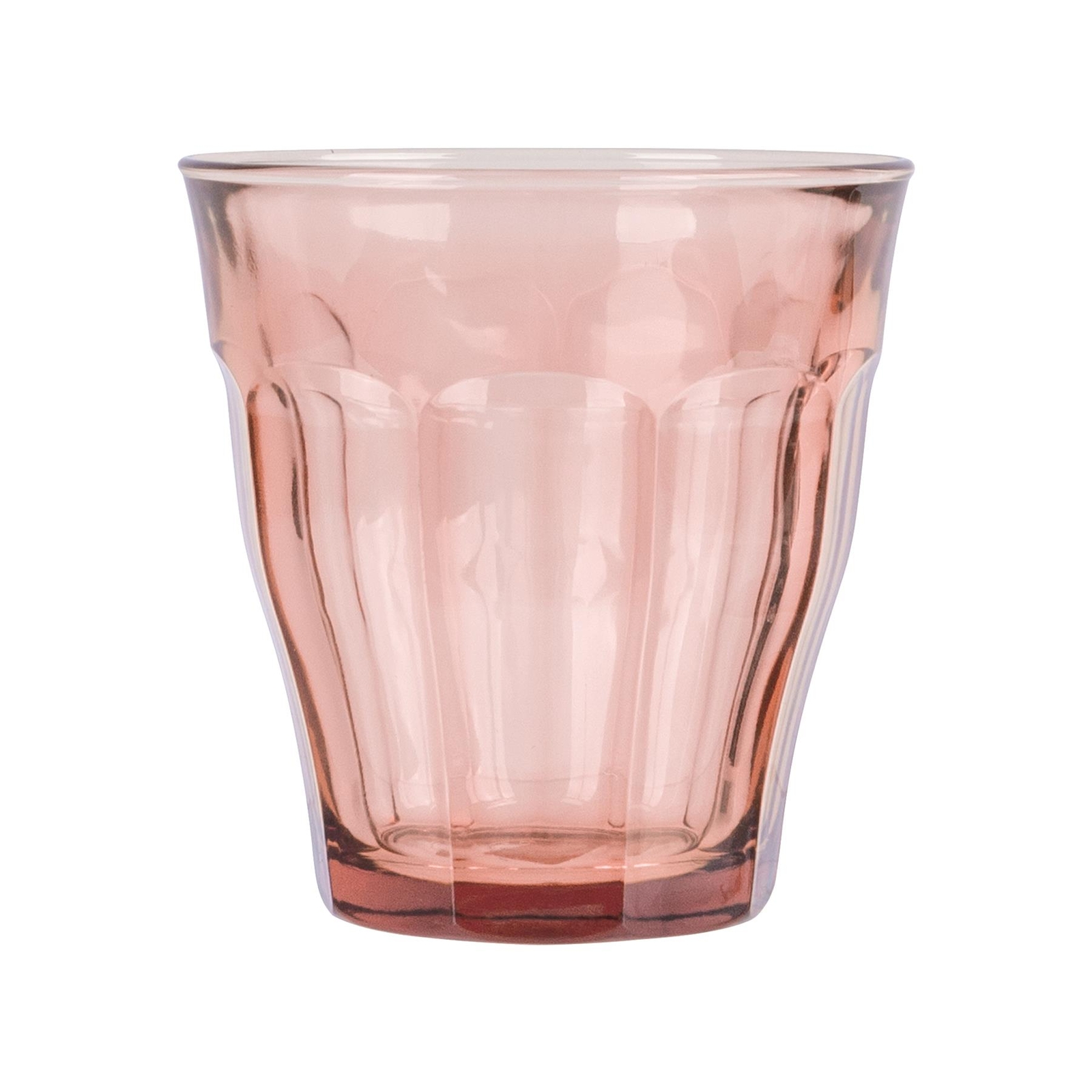 4x Duralex Pink 250ml Picardie Glass Tumblers Water Whiskey Drinking ...