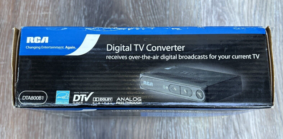 RCA DTA800B1 Digital-to-Analog TV Converter Box Unused 62118480037 | eBay