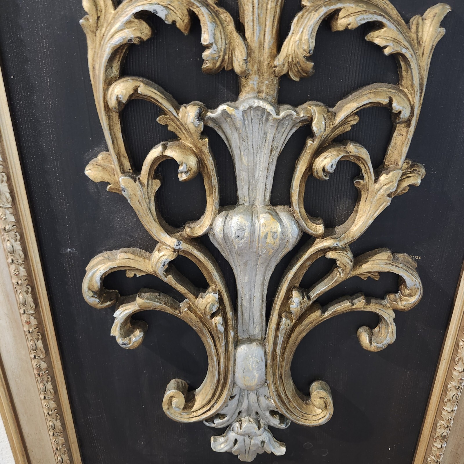 John Richard hand carved wood wall art GRF-2120B | eBay