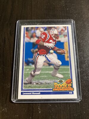 Leonard Russell ROOKIE FORCE CARD NFL 1991 T9-29 | eBay