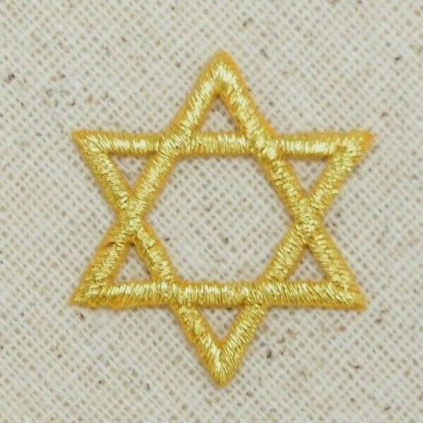 Yellow Star Of David Patch