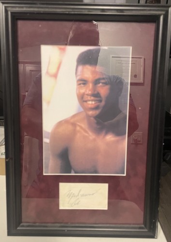 Muhammad Ali signed autographed card and photo framed 15x10 | eBay