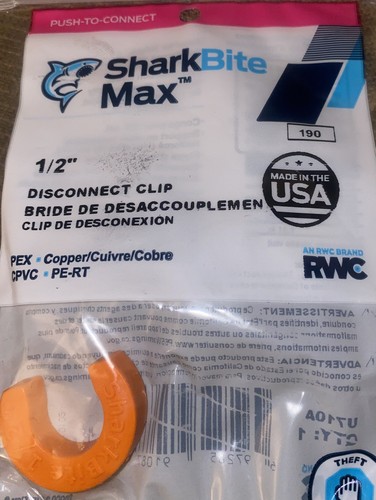 SharkBite 1/2” x 3/4” Brass Push-to-Connect Washing Machine Angle Valve ...