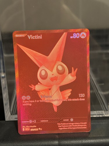 Red Victini English Pokemon White Flare Black Bolt WHT EN 172/086 Near ...