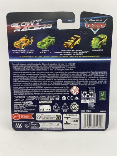 Disney PIXAR Cars Glow Racers Dan Carcia by Mattel NEW SEALED | eBay