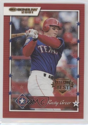 2001 Donruss Baseball's Best Bronze Rusty Greer #97 | eBay