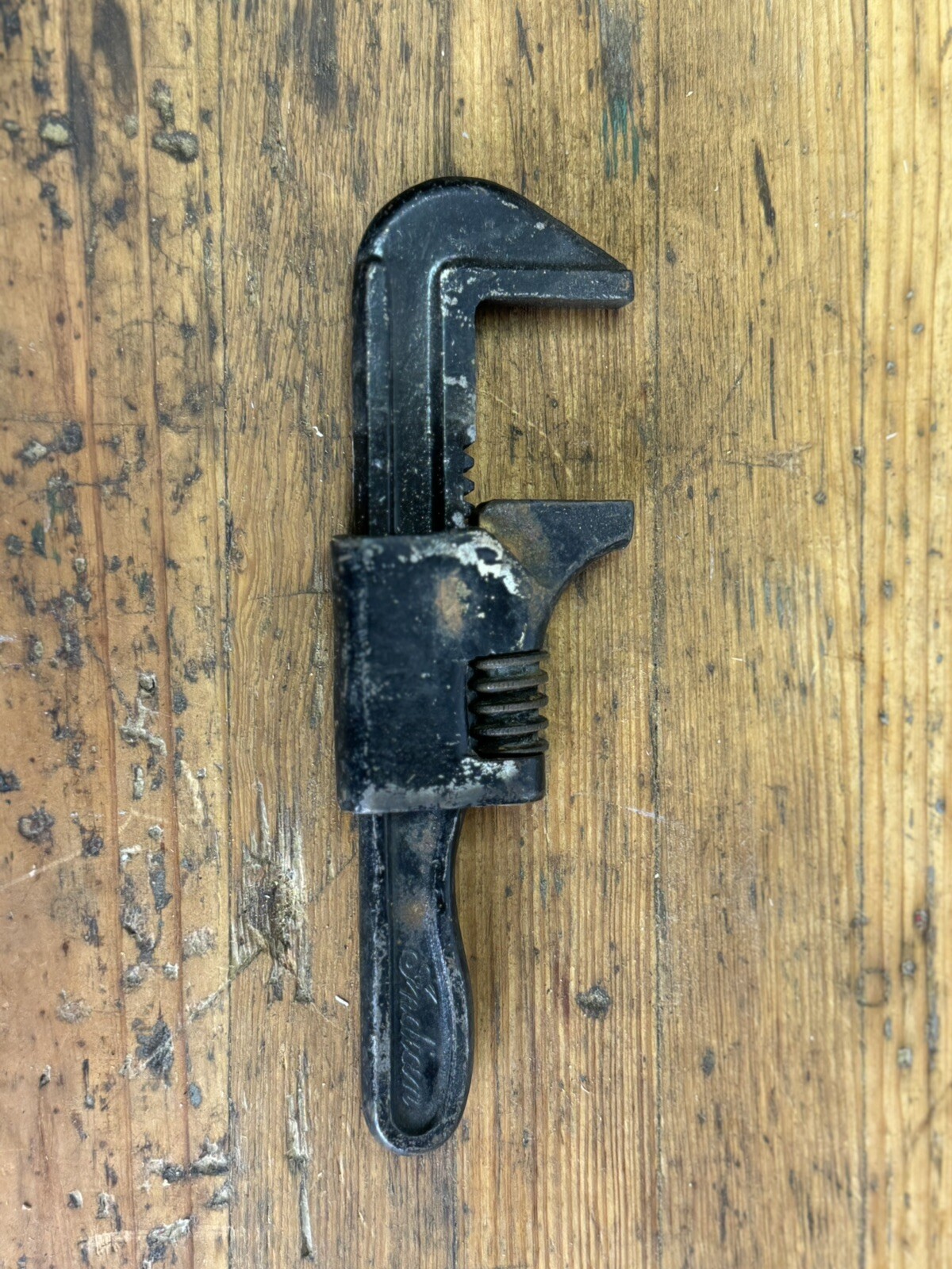 Indian Motorcycle Adjustable Monkey Wrench Tool. 7” Rare Good Condition ...