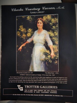 CHARLES COURTNEY CURRAN ART PIECE VTG ORIG 1996 ADVERTISEMENT | eBay