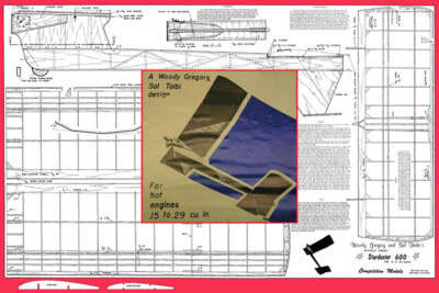 Model Airplane Plans (FF): STARDUSTER 600 Hi-Thrust for .15-.29 by Sal ...