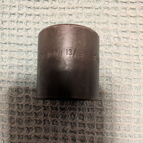 13/16" Snap-On P426 impact socket 1/2" drive 8 pt. double square black ...