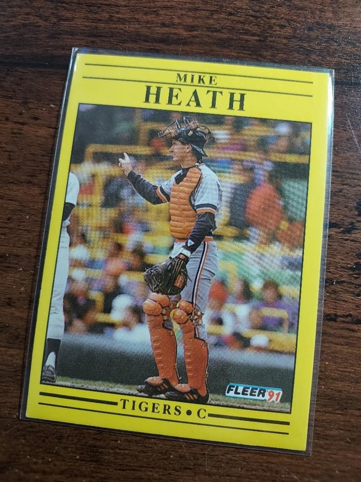Mike Heath #339 - Fleer '91 | eBay