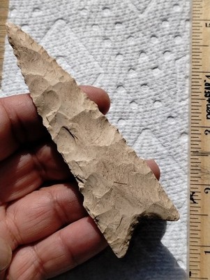 5" Dalton Spear Point Projectile Arrowhead Indian Artifact | eBay
