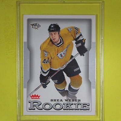 SHEA WEBER 06-07 ROOKIE FLEER #201 Predators (now with Canadiens) | eBay