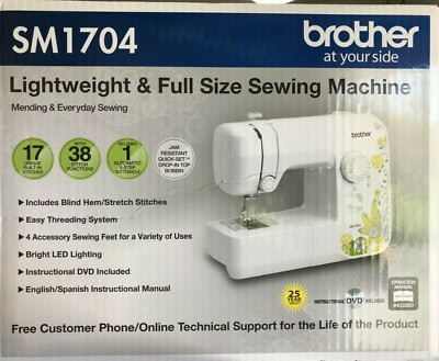 Brother - SM1704 - 17-Stitch Sewing Machine 12502644279| eBay