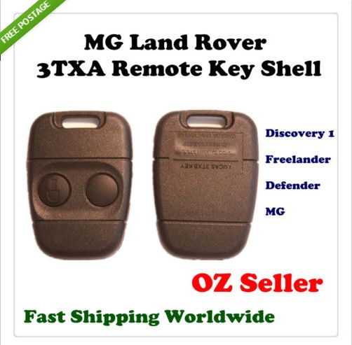2 Buttons Remote Key Fob Case Shell for Land Rover Discovery Defender ...