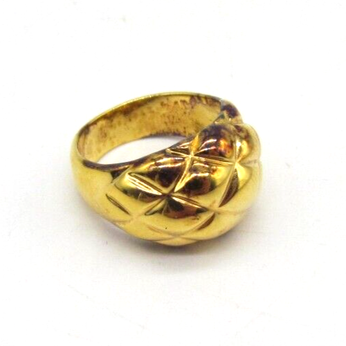 MILOR Italy Sterling Silver 925 Gold Tone Signed Vintage Ring Size 7 | eBay