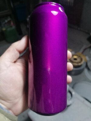 Gloss Transp Candy PURPLE powder coating paint (FIT TRIBO), 1Lb/0.45kg ...