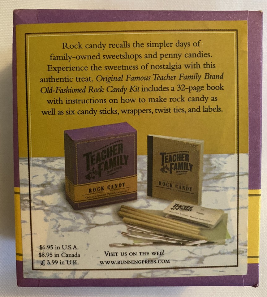 Original Famous Teacher's Brand: Old Fashioned Rock Candy Kit Sealed ...