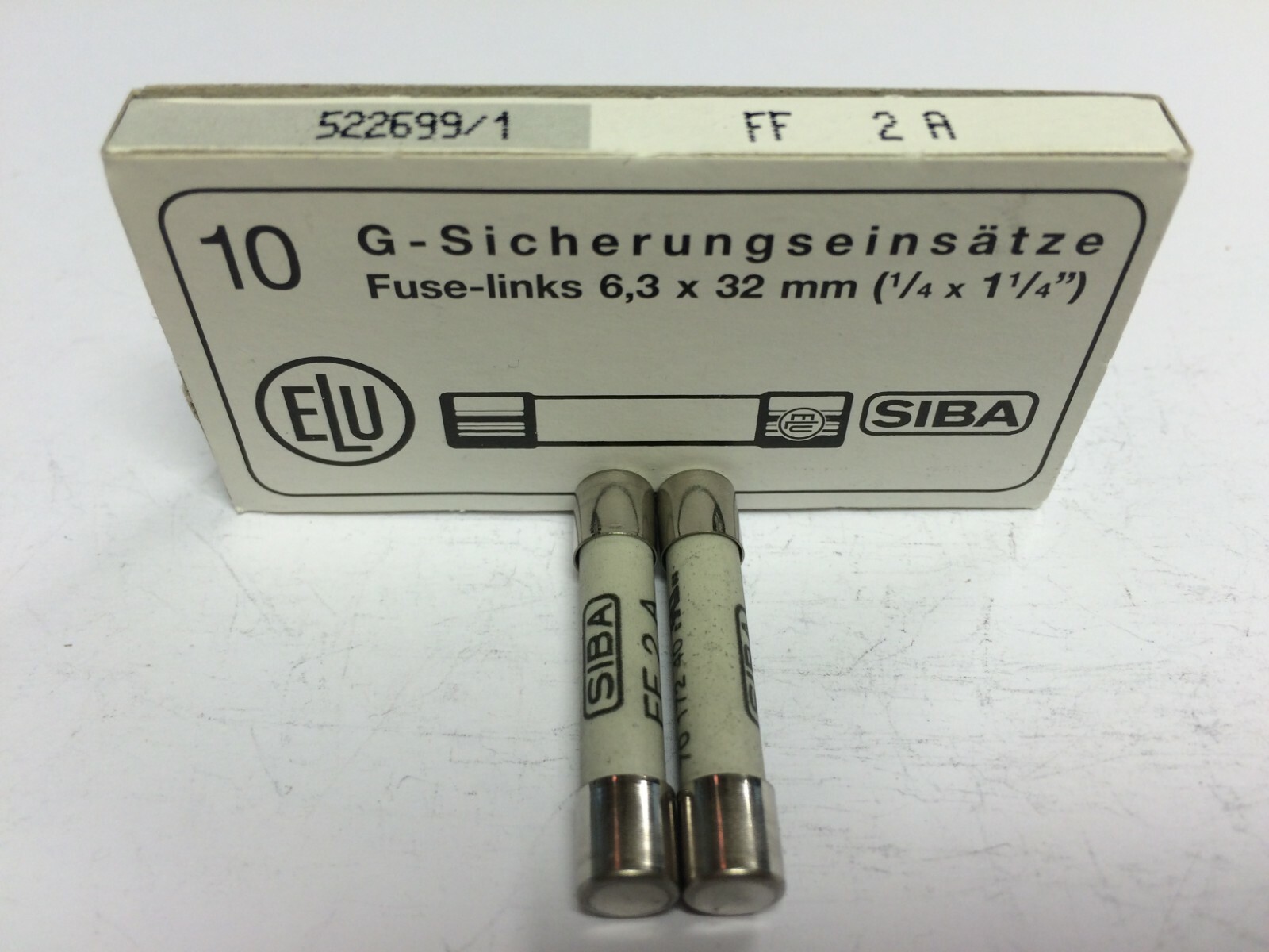 SIBA 70 172 40 2A Fuse Ultra Rapid FF 2A 1000V DMM DMI Fuse JPSF089 Pk ...