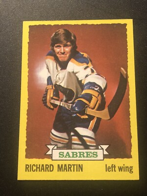 1973-74 Topps Hockey Richard Martin #155 EXMT | eBay