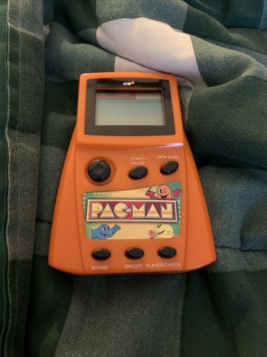 Vintage Pac-Man Electronic Handheld Orange Pac-Man Namco MGA 2001 WORKS ...