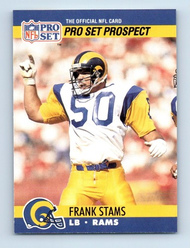1990 Pro Set Frank Stams Los Angeles Rams #736 | eBay