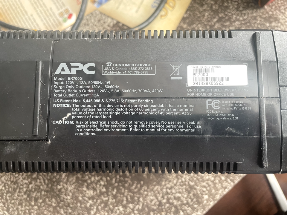 2 APC Back-UPS Pro 700 - Model BR7000 - Battery Included | eBay