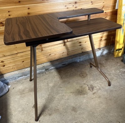 Vintage Sirco Sewing Foldable Multi Level Table Folding two tier cut ...