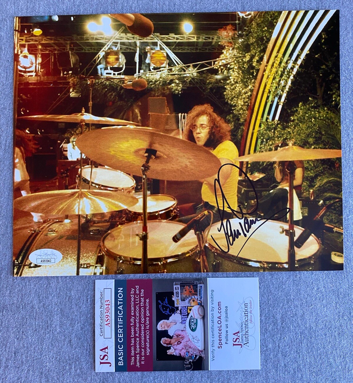 MUSICIAN- IAN PAICE AUTOGRAPH 8x10 PHOTO DEEP PURPLE WHITESNAKE JSA ...