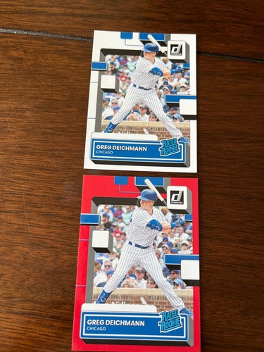 Greg Deichmann red SP 0200/2022 rookie card rated RC 2022 Donruss 2 ...