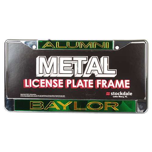 Baylor Bears Metal Alumni Inlaid Acrylic License Plate Frame - Alt | eBay