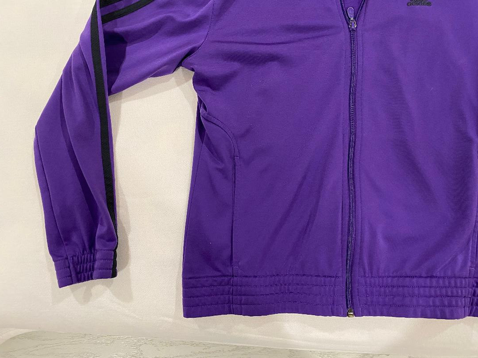Adidas Purple Warm-Up Track Jacket RN# 88387 CA# 40312 Unisex Size M | eBay