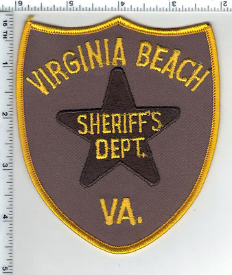 Virginia Beach Sheriff's Dept. (Virginia) Shoulder Patch from the 1980 ...