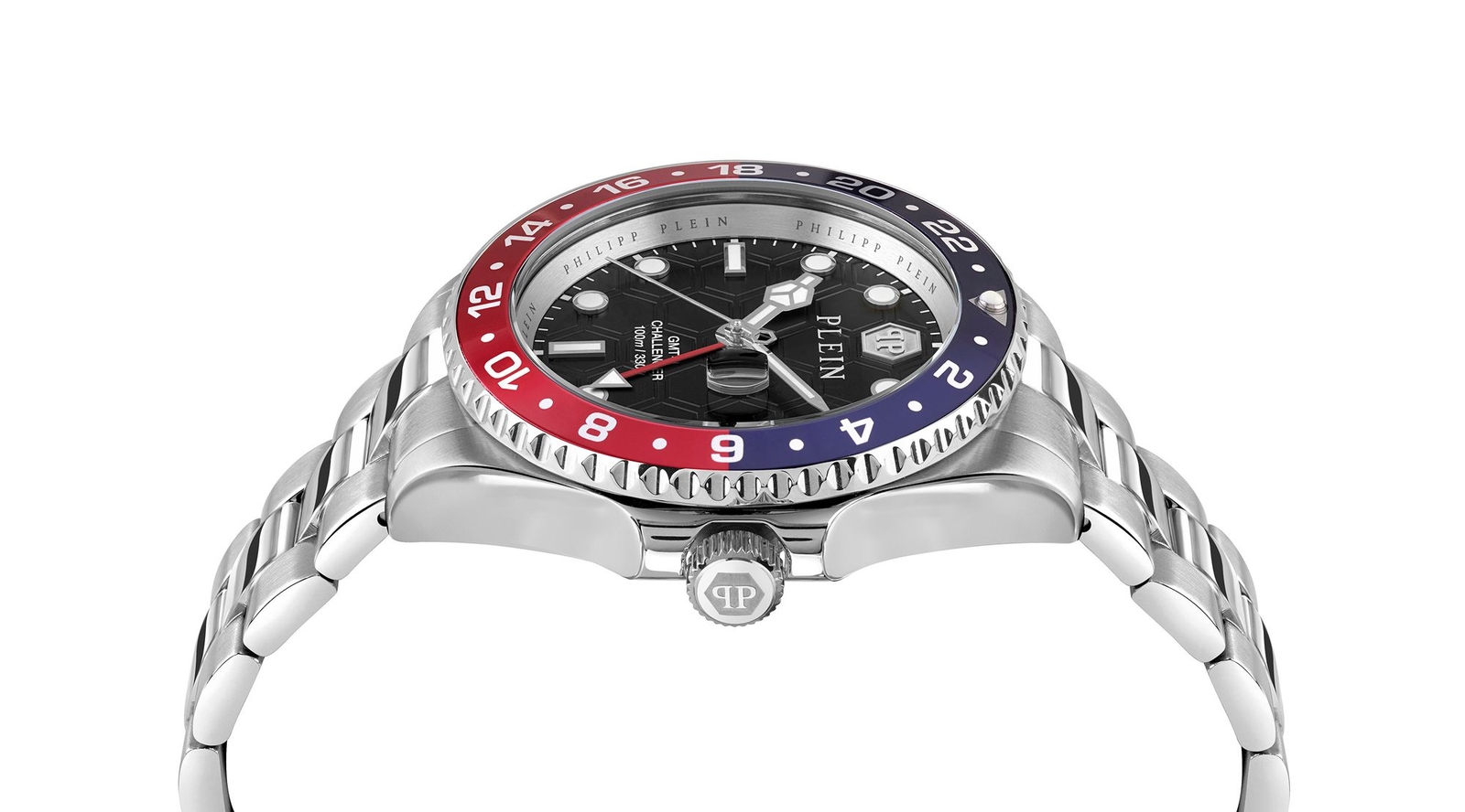 Philipp Plein Montre Hommes Analogue Quartz Gmt-I Challenger PWYBA0223 ...