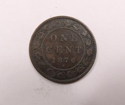 Canada Queen Victoria Large One Cent 1876 H Heaton Mint in Birmingham ...