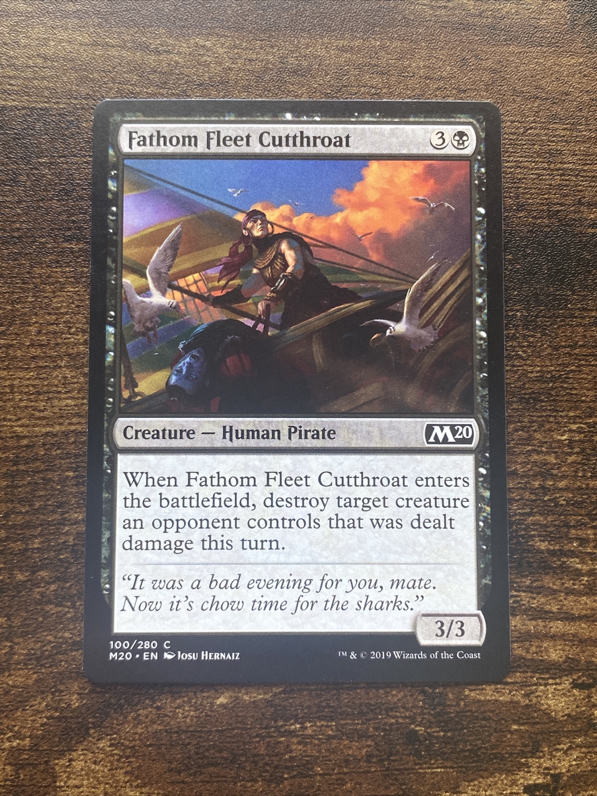 Fathom Fleet Cutthroat 100/280 M20 Core Set 2020 MTG Magic The ...
