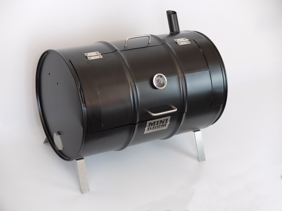 Oil drum BBQ smoker hand made upcycled as seen on ITV barbecue portable ...
