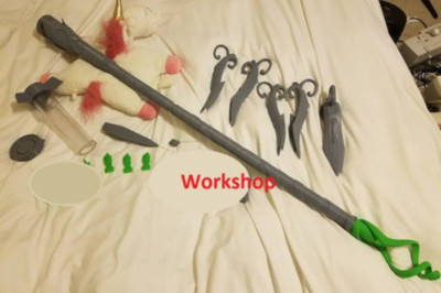 Cosplay prop Pink Mercy Staff | eBay