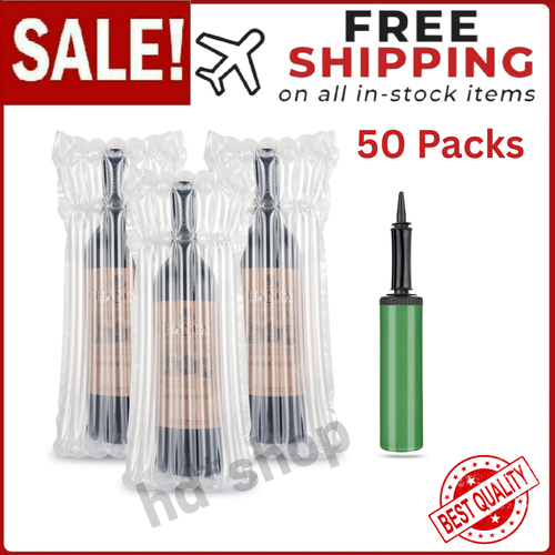 50 Packs Wine Bottle Protector LIVEBAY Inflatable Bags for Wine Glass ...
