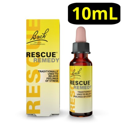 RESCUE REMEDY 10mL Oral Liquid Drops for Stress & Mild Anxiety Relief ...