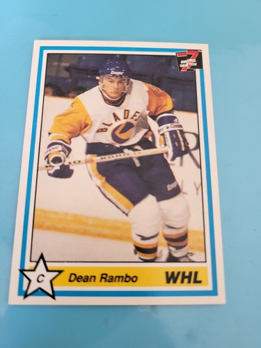 1990-91 7th Inning Sketch WHL # 76 DEAN RAMBO Saskatoon Blades | eBay