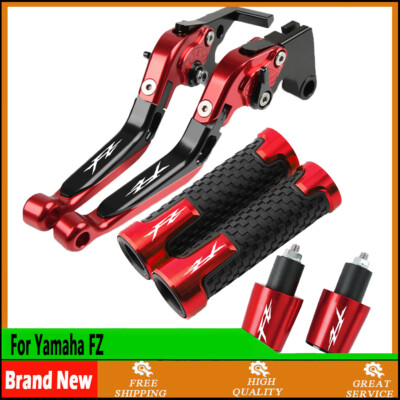 For Yamaha FZ FZ1 FAZER CNC Motorcycle Brake Clutch Levers Handle Grips ...