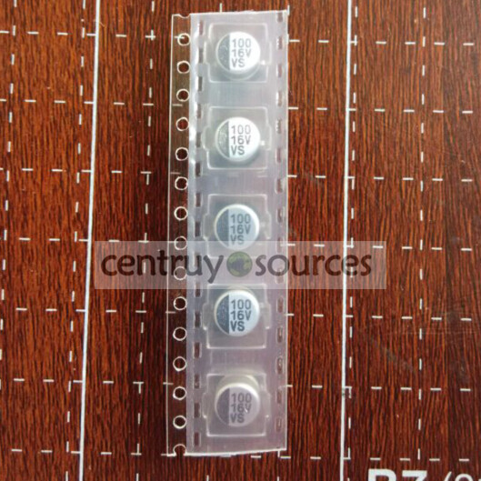 20PCS 16V 100UF SANYO 6x5mm 6*5mm SMD Aluminum Solid Capacitor | eBay