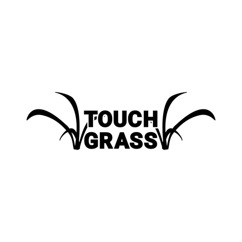 Touch Grass Sticker – Silly Meme Decal | eBay