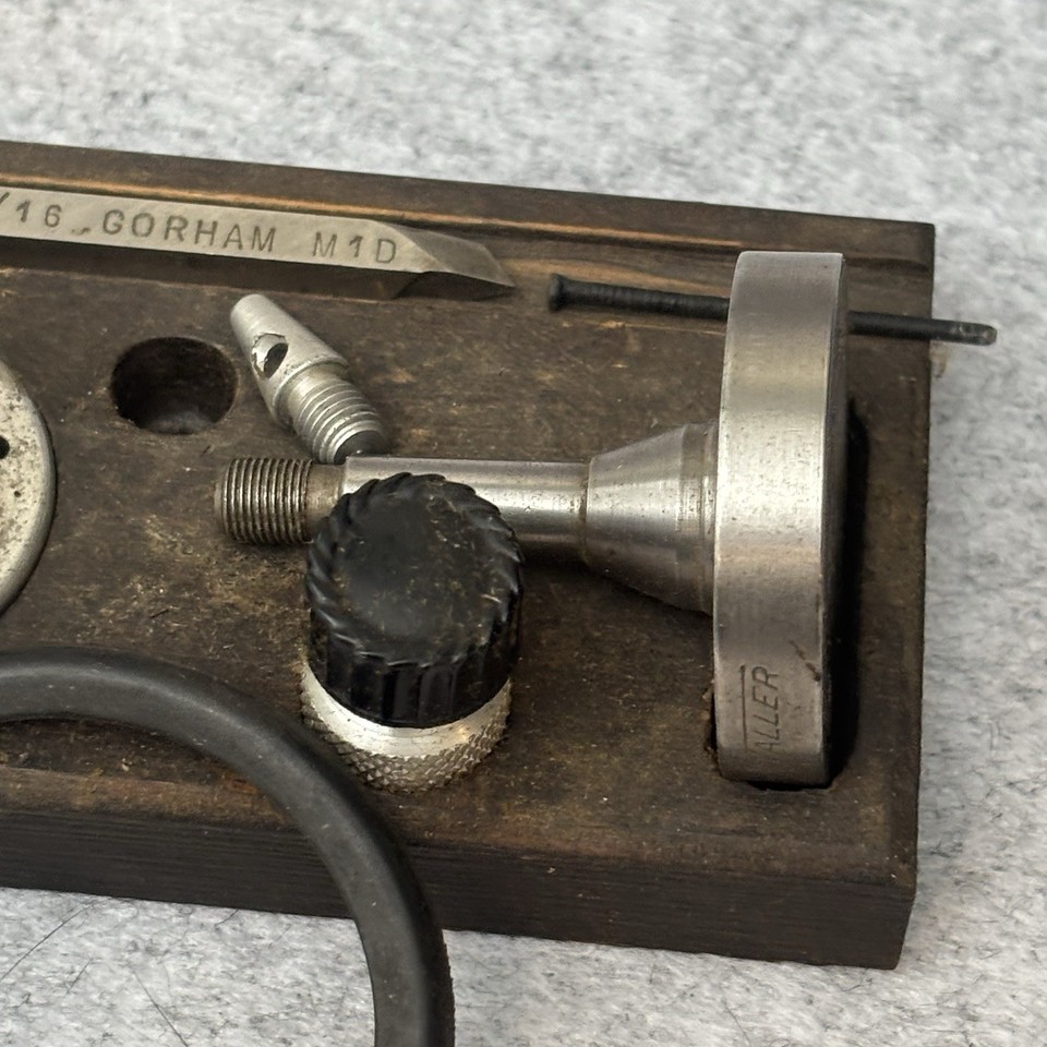 Vintage Waller Carbide Graver Tool Set Repair Watchmakers Lathe Parts ...