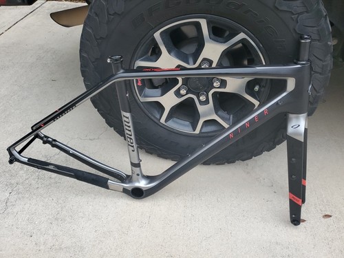 Niner RLT 9 RDO Frameset Size 53cm Carbon gravel Black/Red/Silver | eBay