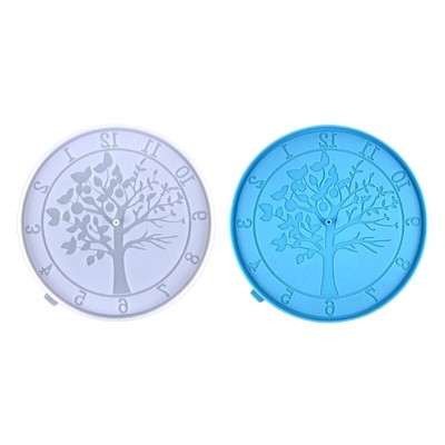 Clock Silicone Resin Alarm Clock Mold for Resin Casting Clock Silicone ...